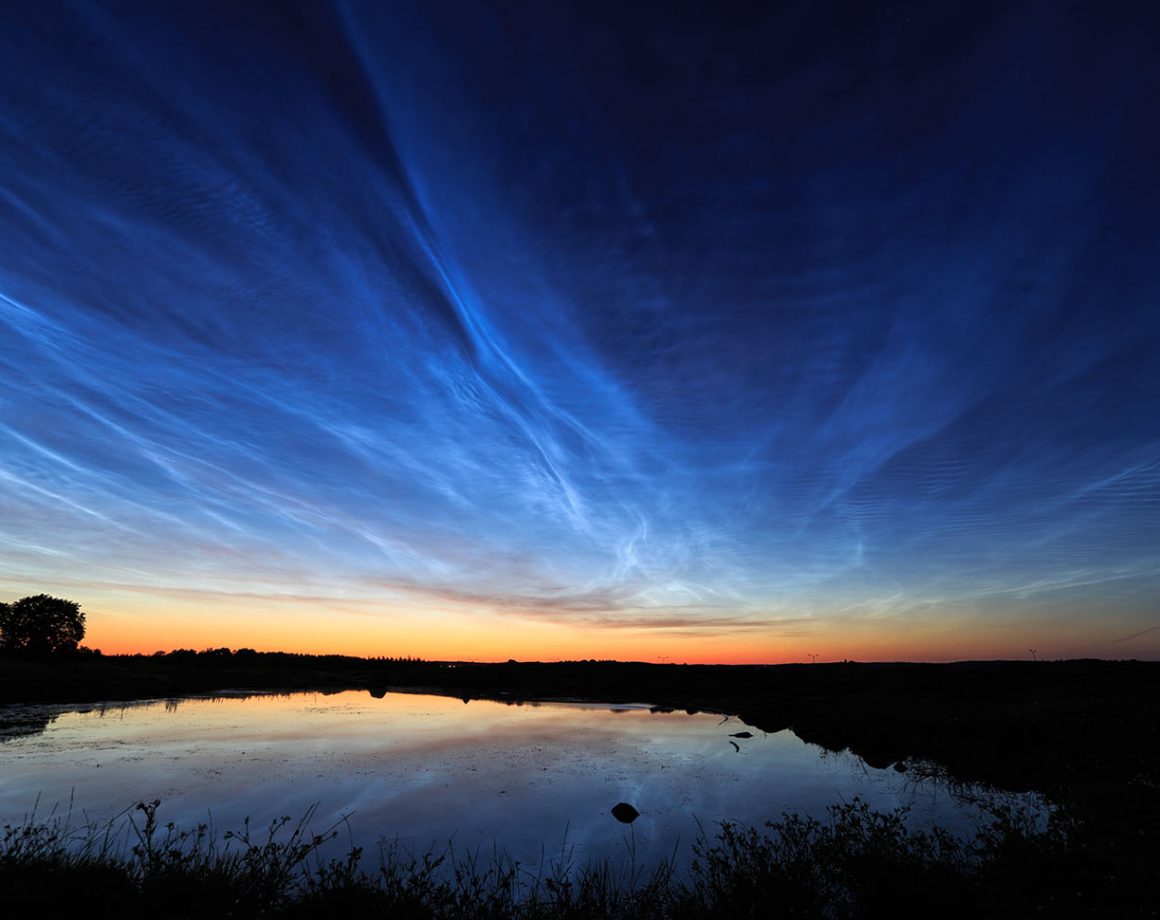 Noctilucent Cloud, The Bluish Beauty In The Twilight