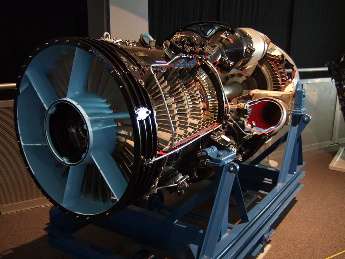 old model of jet engine by fw190a8 Wikimedia Commons - Earth Buddies
