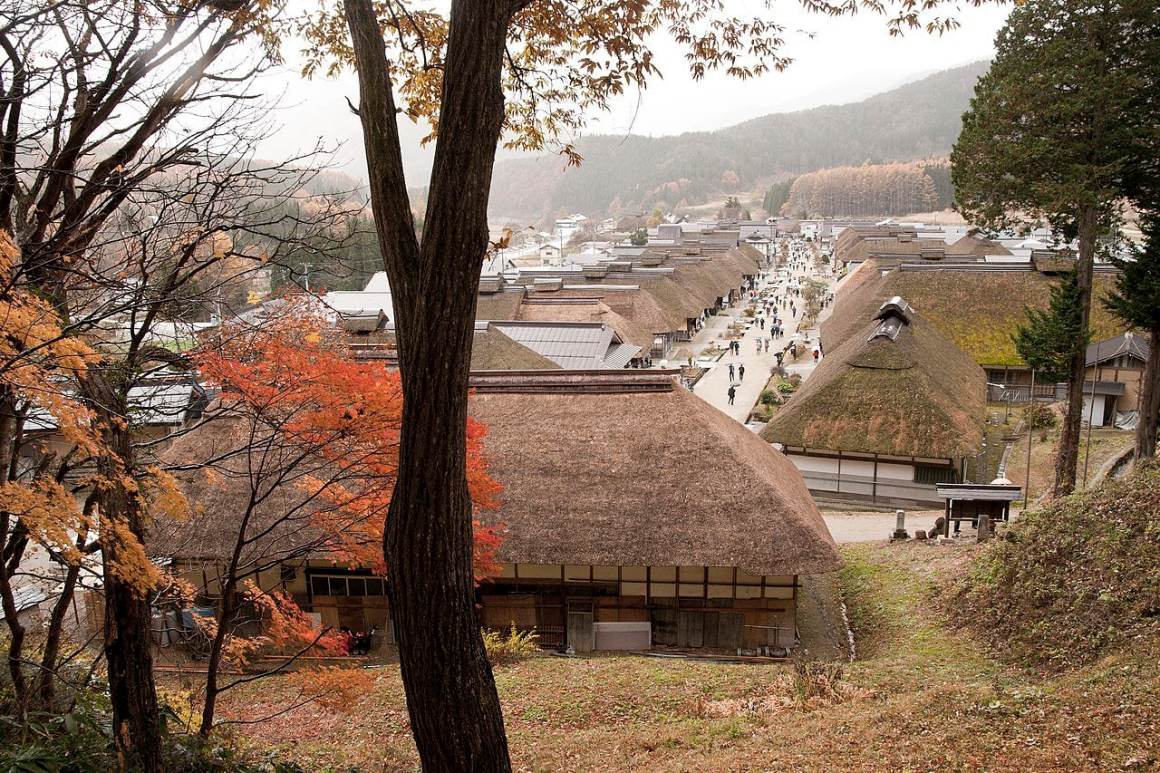 Ouchi-juku village. Photo by Σ64 Wikimedia Commons - Earth Buddies